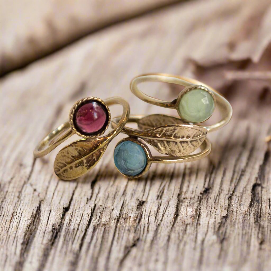 Adjustable Garnet Bronze Ring - Gone with the wind. – Artisan Look